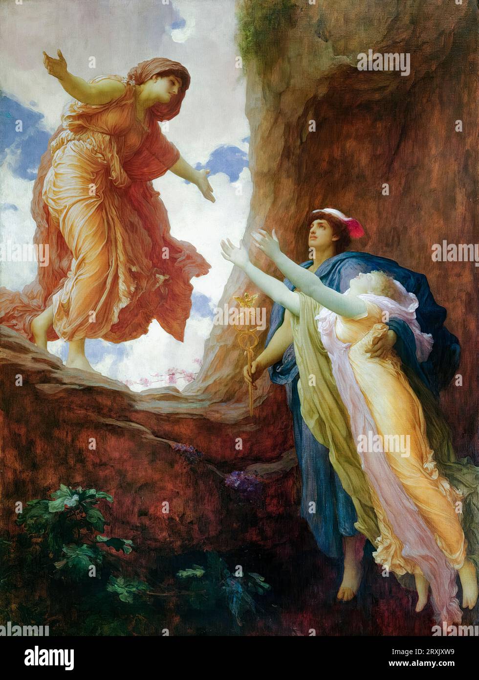 Frederic Leighton, The Return Of Persephone, painting in oil on canvas ...