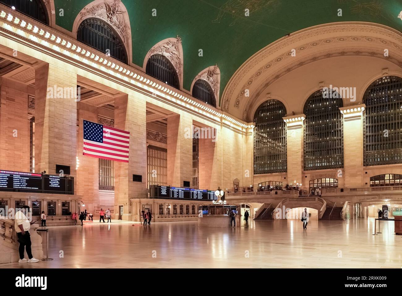 Architectural detail of the Main Concourse, the primary concourse of ...
