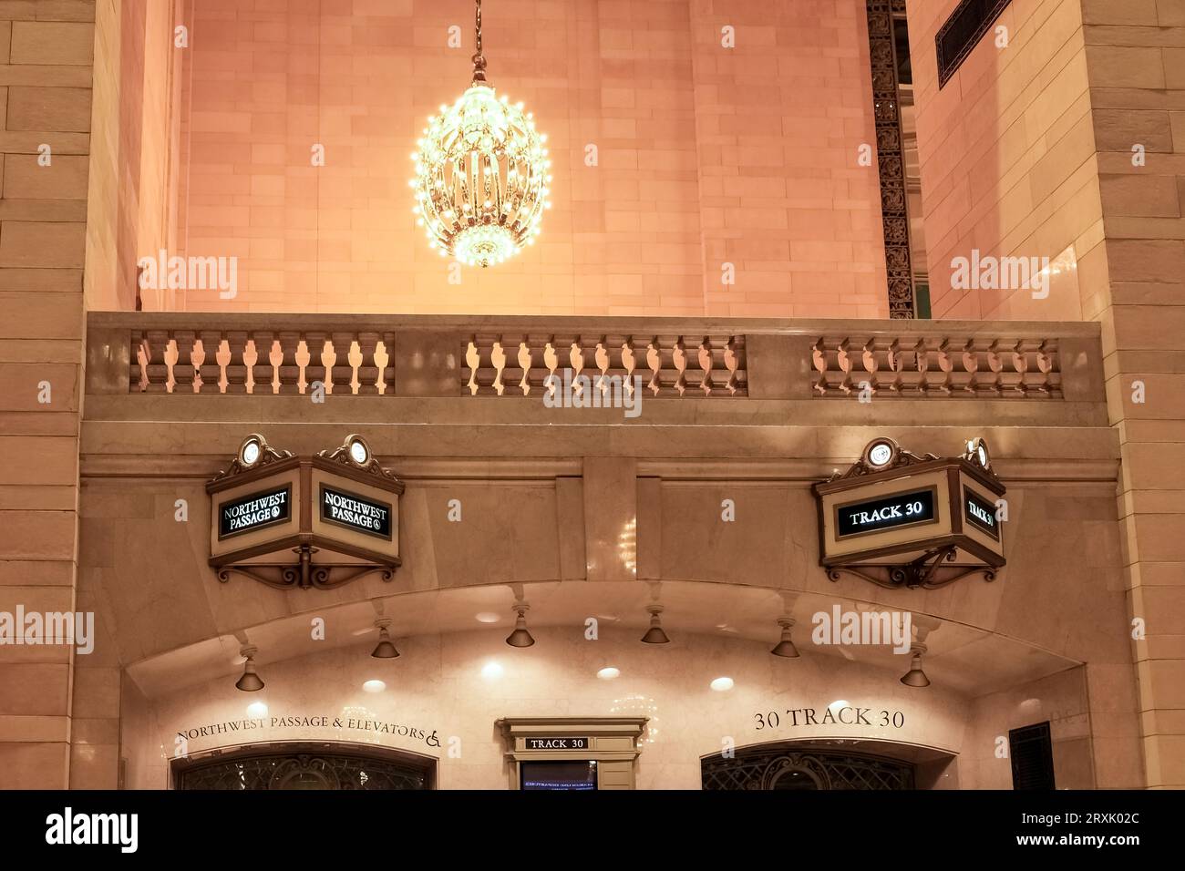 Architectural detail of the Main Concourse, the primary concourse of ...