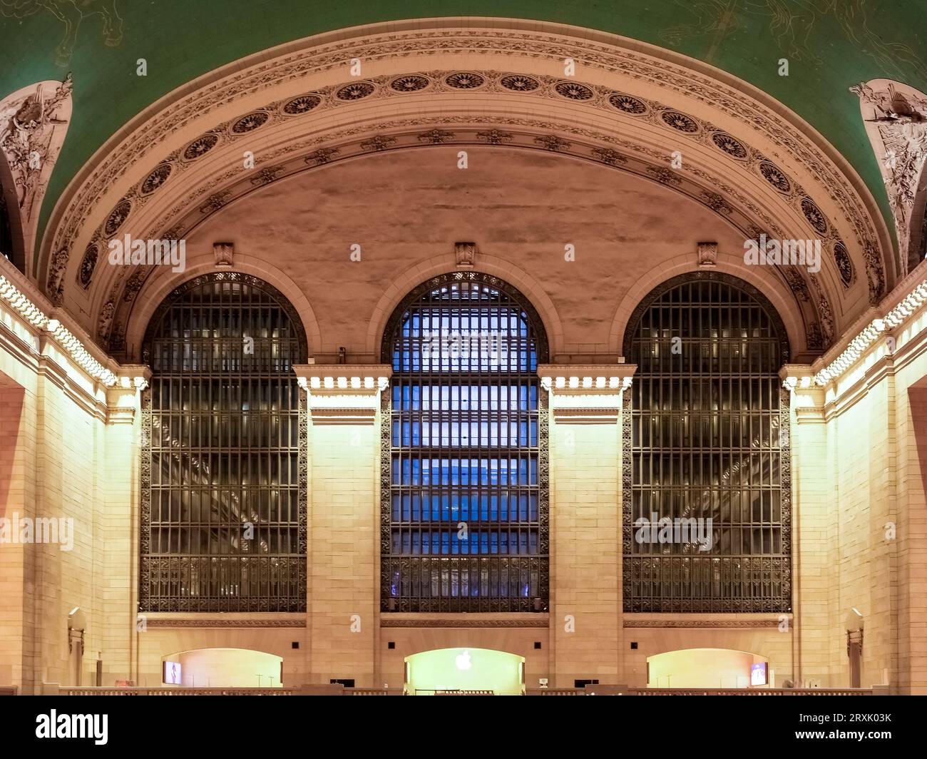 Architectural detail of the Main Concourse, the primary concourse of ...