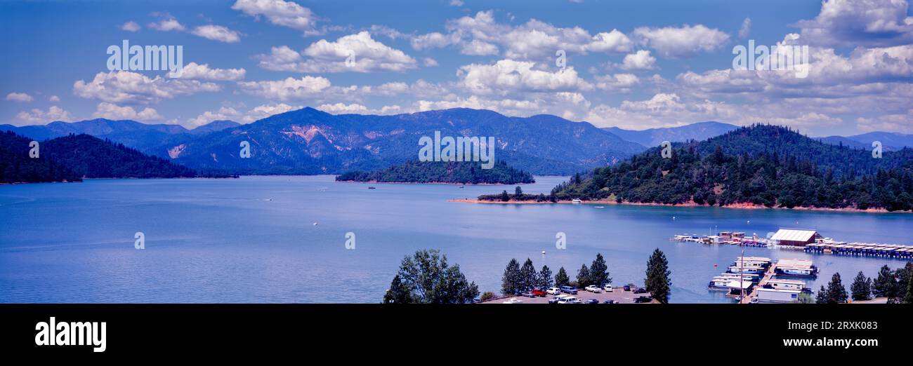 Bridge Bay Resort at Lake Shasta, Redding, California, USA Stock Photo ...