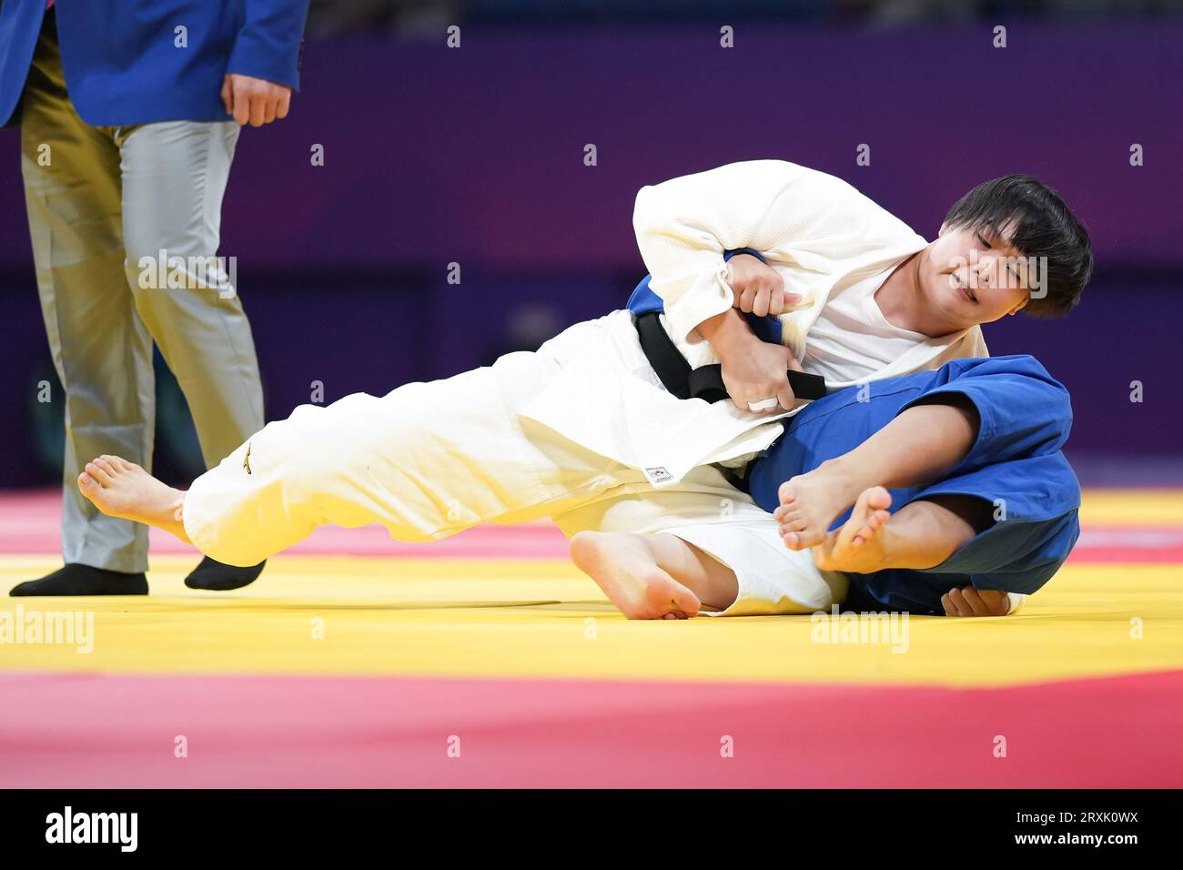 Hangzhou, China. 26th Sep, 2023. Rika Takayama (JPN) Judo : Women's Individual -78kg Quarter ...