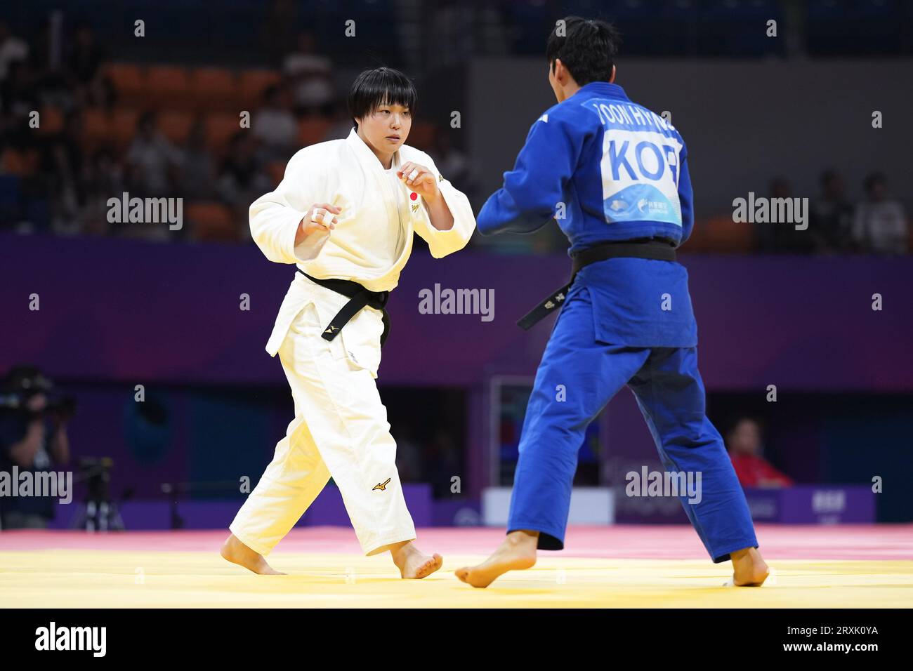 Hangzhou, China. 26th Sep, 2023. Rika Takayama (JPN) Judo : Women's Individual -78kg Semi-final ...