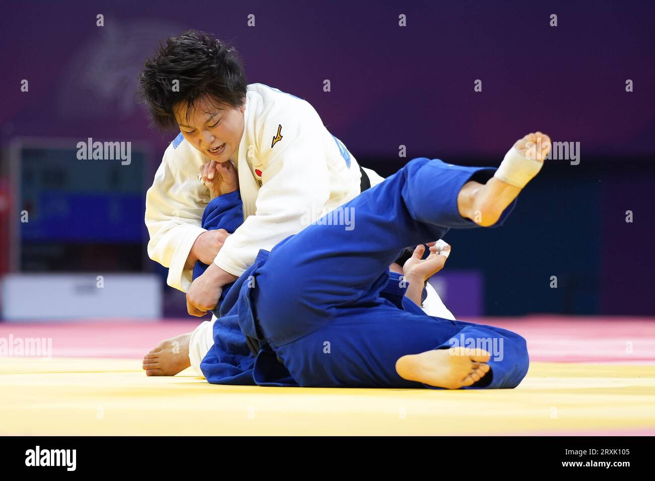 Hangzhou, China. 26th Sep, 2023. Rika Takayama (JPN) Judo : Women's Individual -78kg Semi-final ...