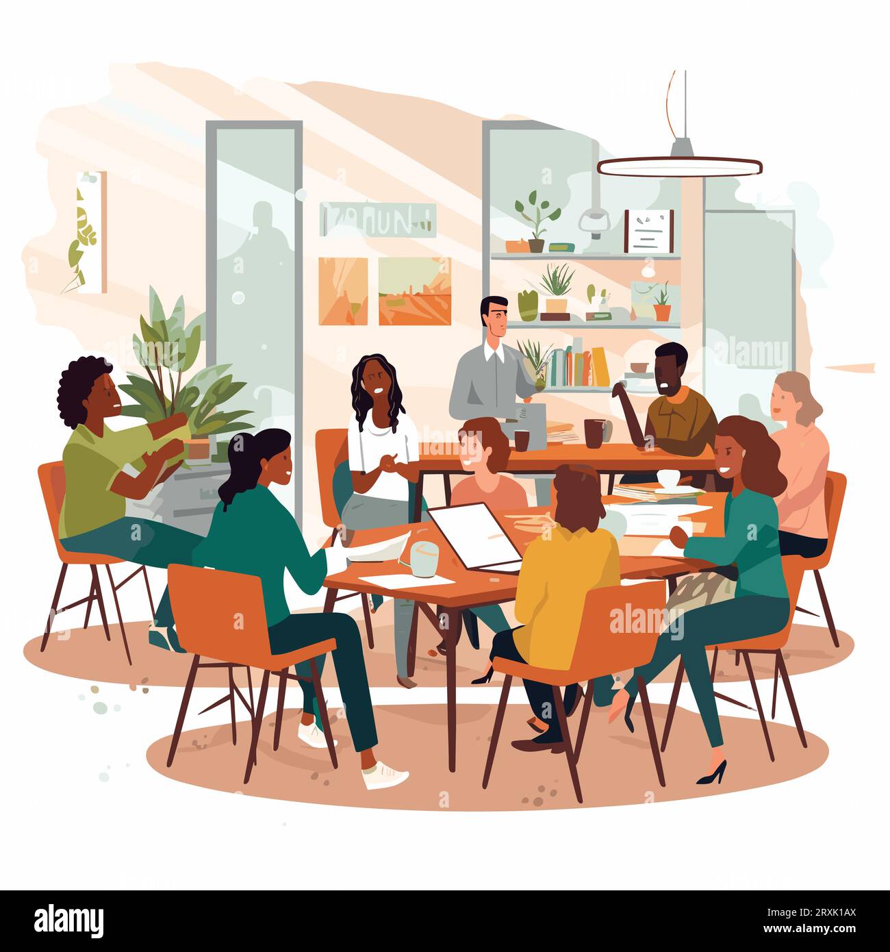 Engaged classroom Cut Out Stock Images & Pictures - Alamy