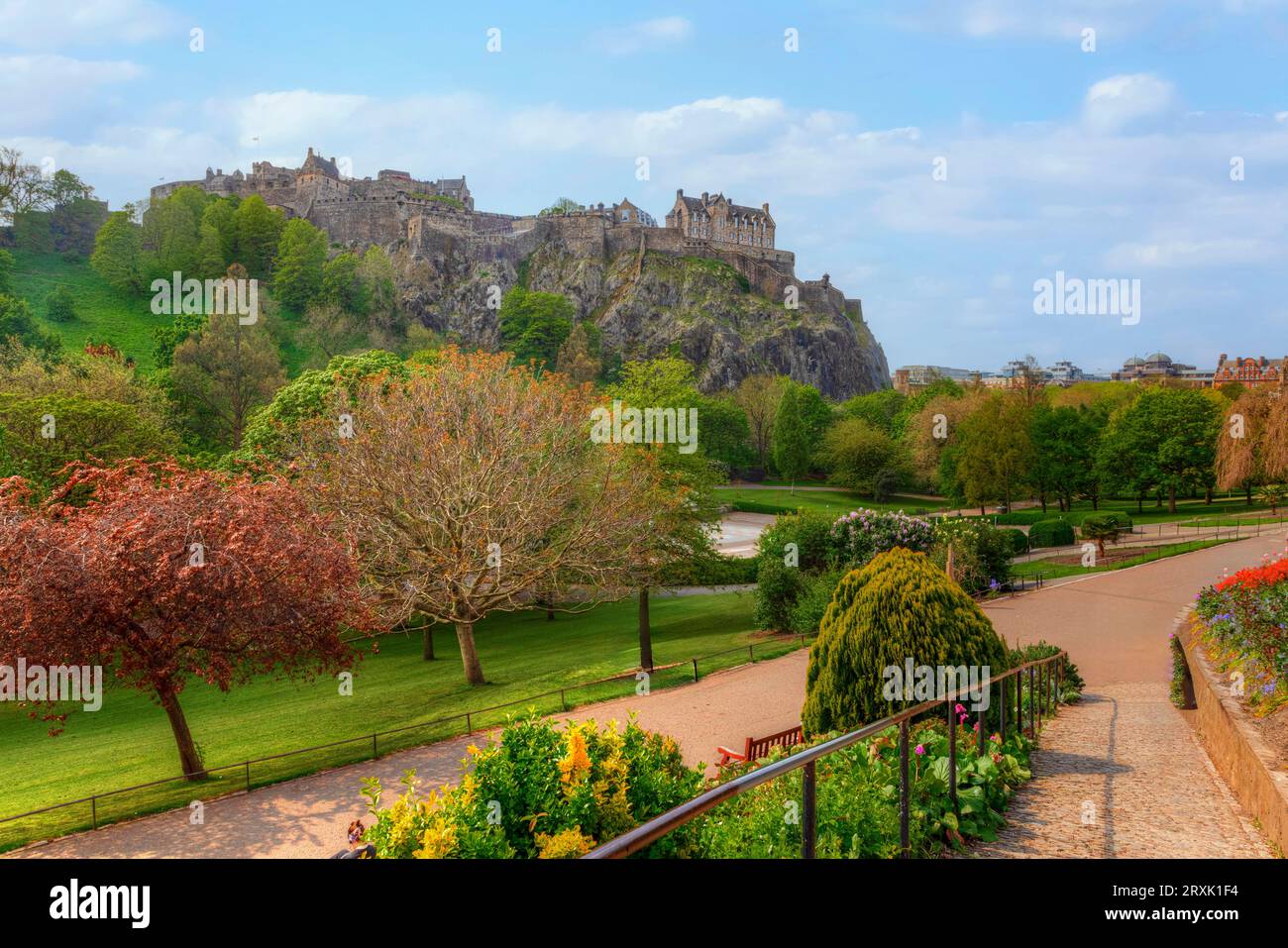 Edinburgh Castle in Scotland Stock Photo - Alamy