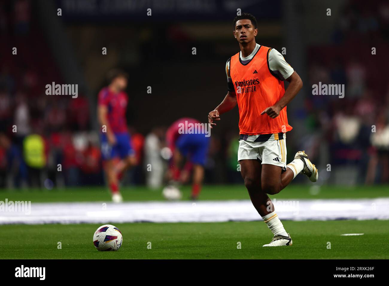 Jude Bellingham of Real Madrid Cf during warm up before the La Liga ...