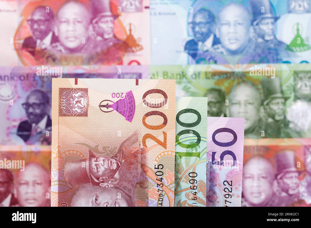 Lesotho money - loti a business background Stock Photo - Alamy