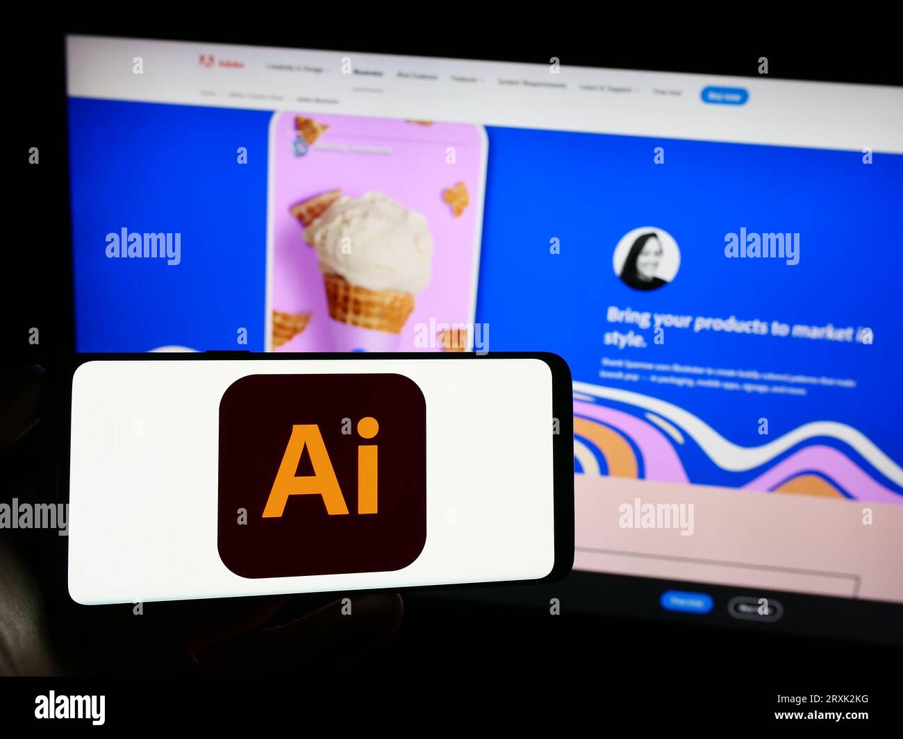 Illustrator logo hi-res stock photography and images - Alamy