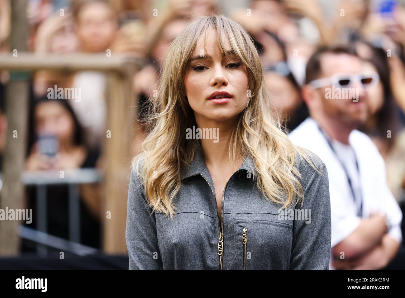 Milan, Italy. 20th Sep, 2023. Suki Waterhouse attends the Fendi fashion ...