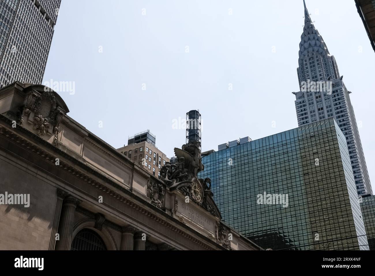 View of Grand Central Terminal, a commuter rail terminal located in ...