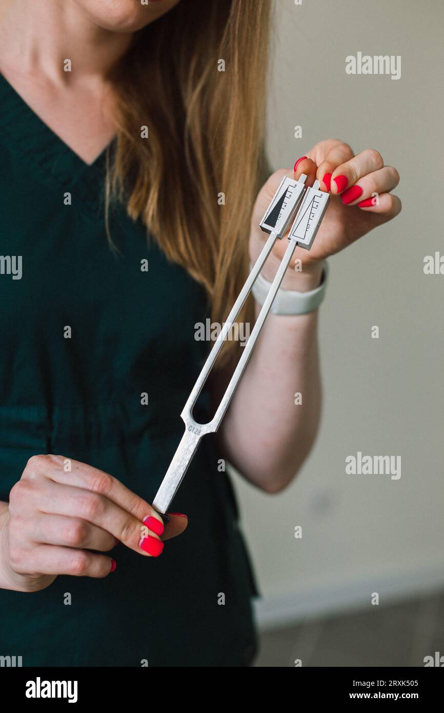 Medical tuning fork hi-res stock photography and images - Alamy
