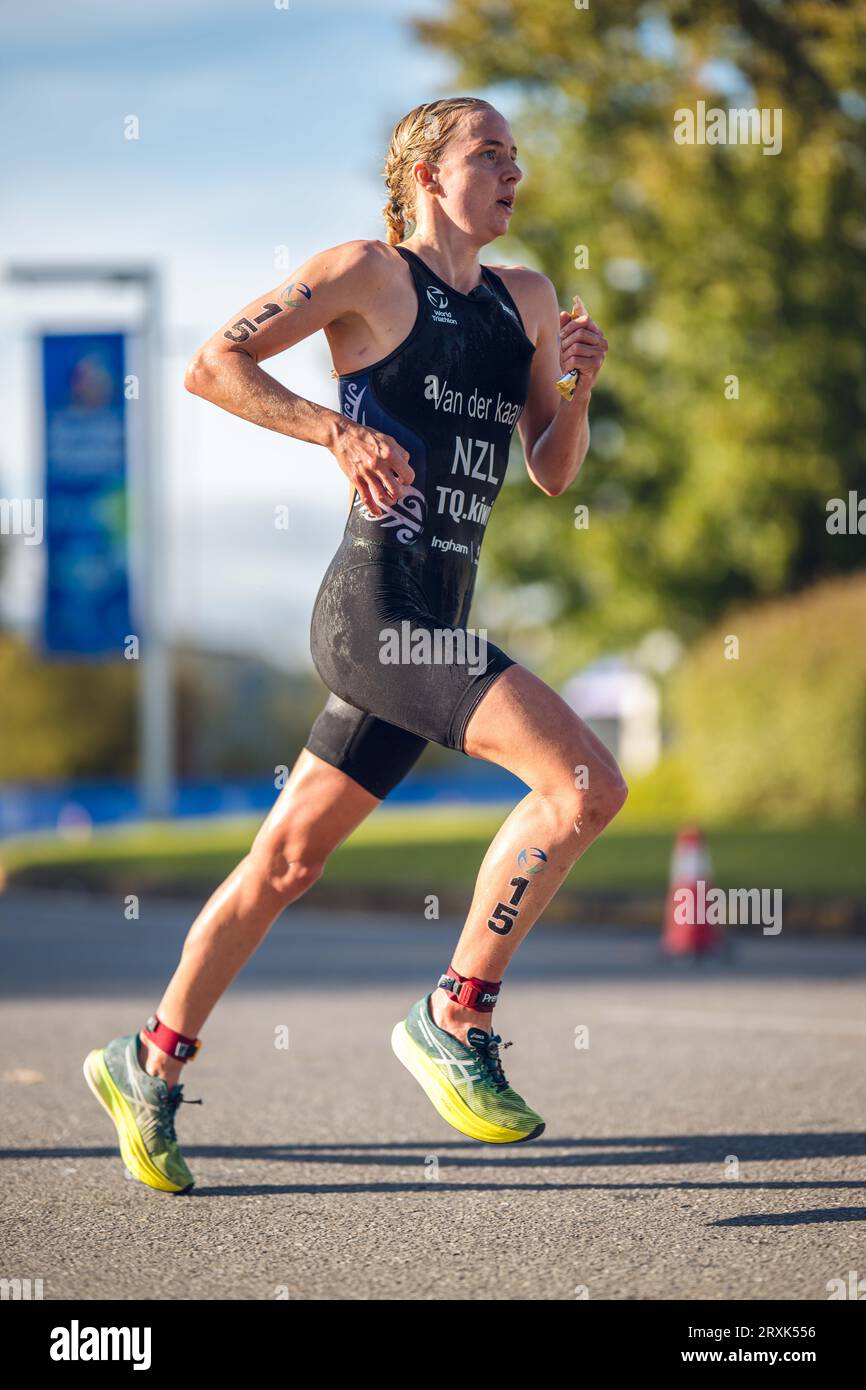 Nicole Van Der Kaay participating in Pontevedra in the 2023 World ...