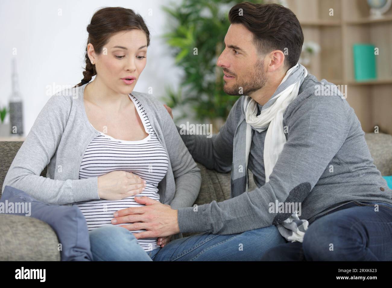 Contractions husband hi-res stock photography and images - Alamy