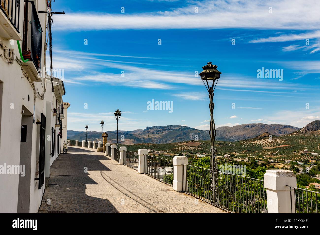 Priego de Cordoba, Andalusia, Spain. Sunny day impressive sky city ...