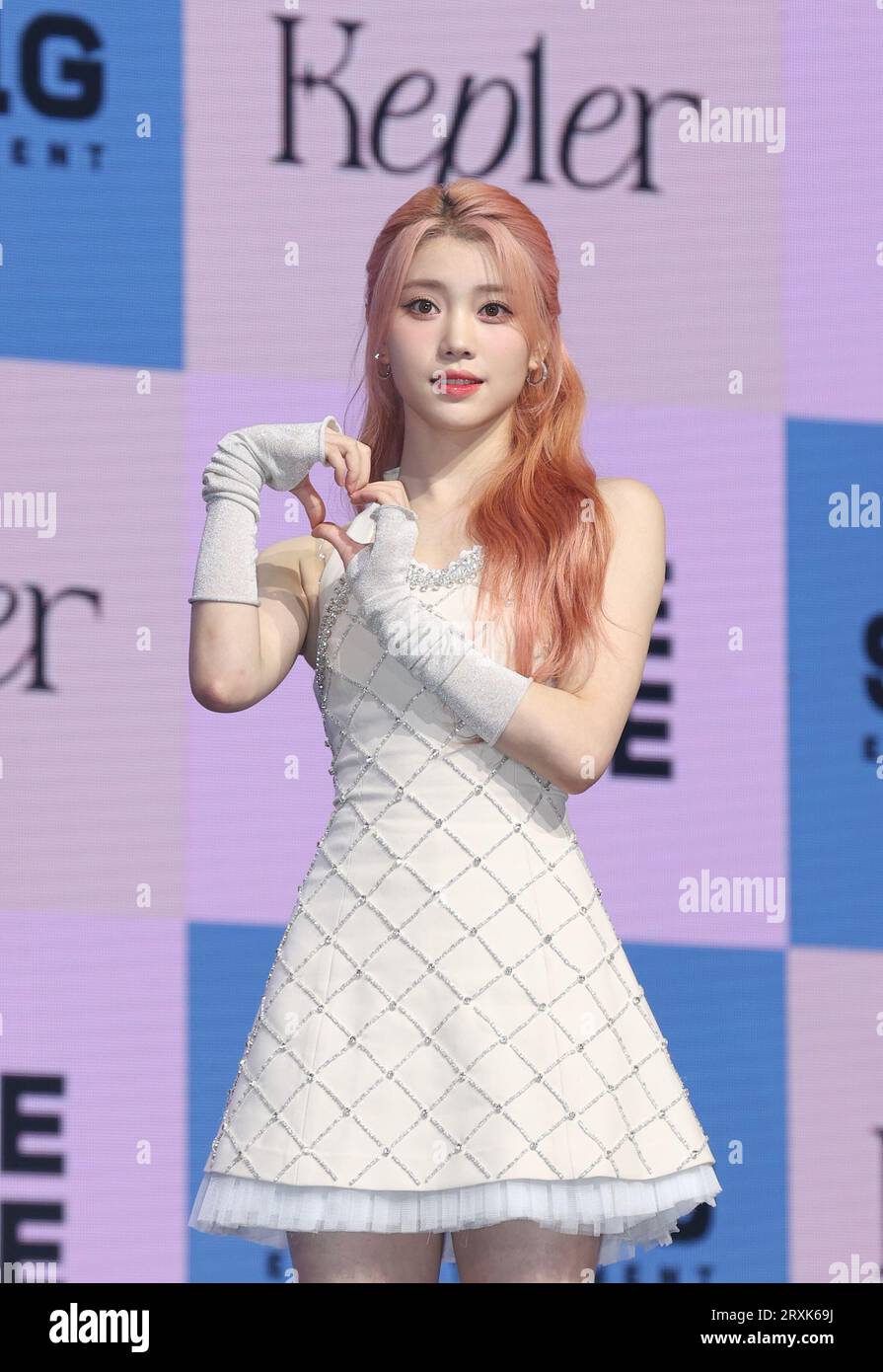 S. Korean girl group Kep1er Xiaoting, a member of South Korean girl ...