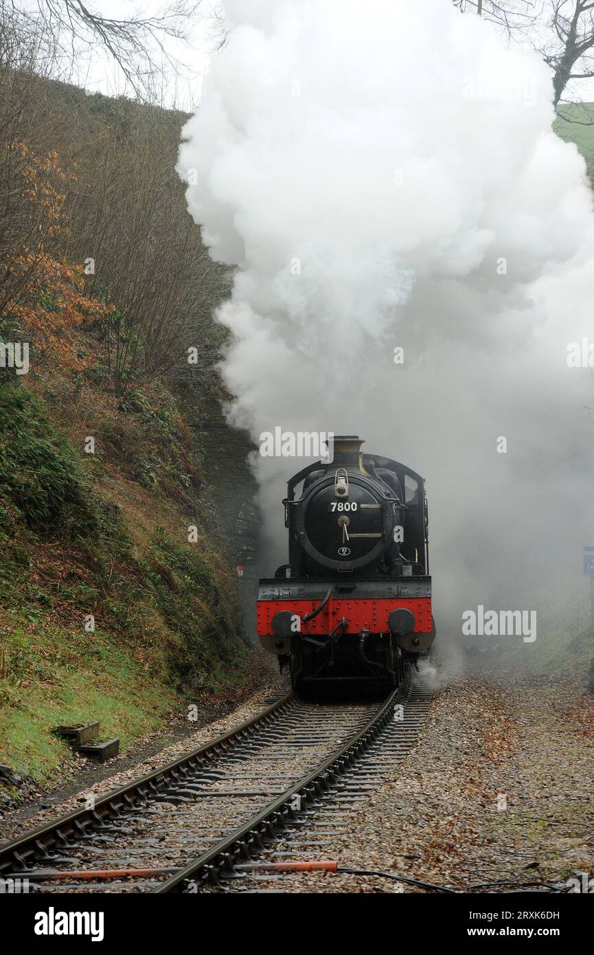 "Lydham Manor" (running as class pioneer 7800 "Torquay Manor") at ...