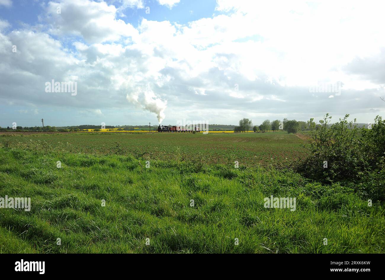 "30053" and a short goods train. Seen here between Northiam and ...