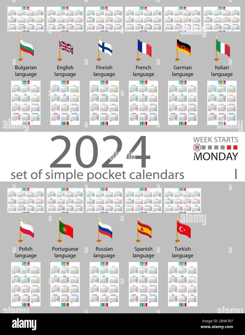 2024 year simple horizontal hi-res stock photography and images - Alamy