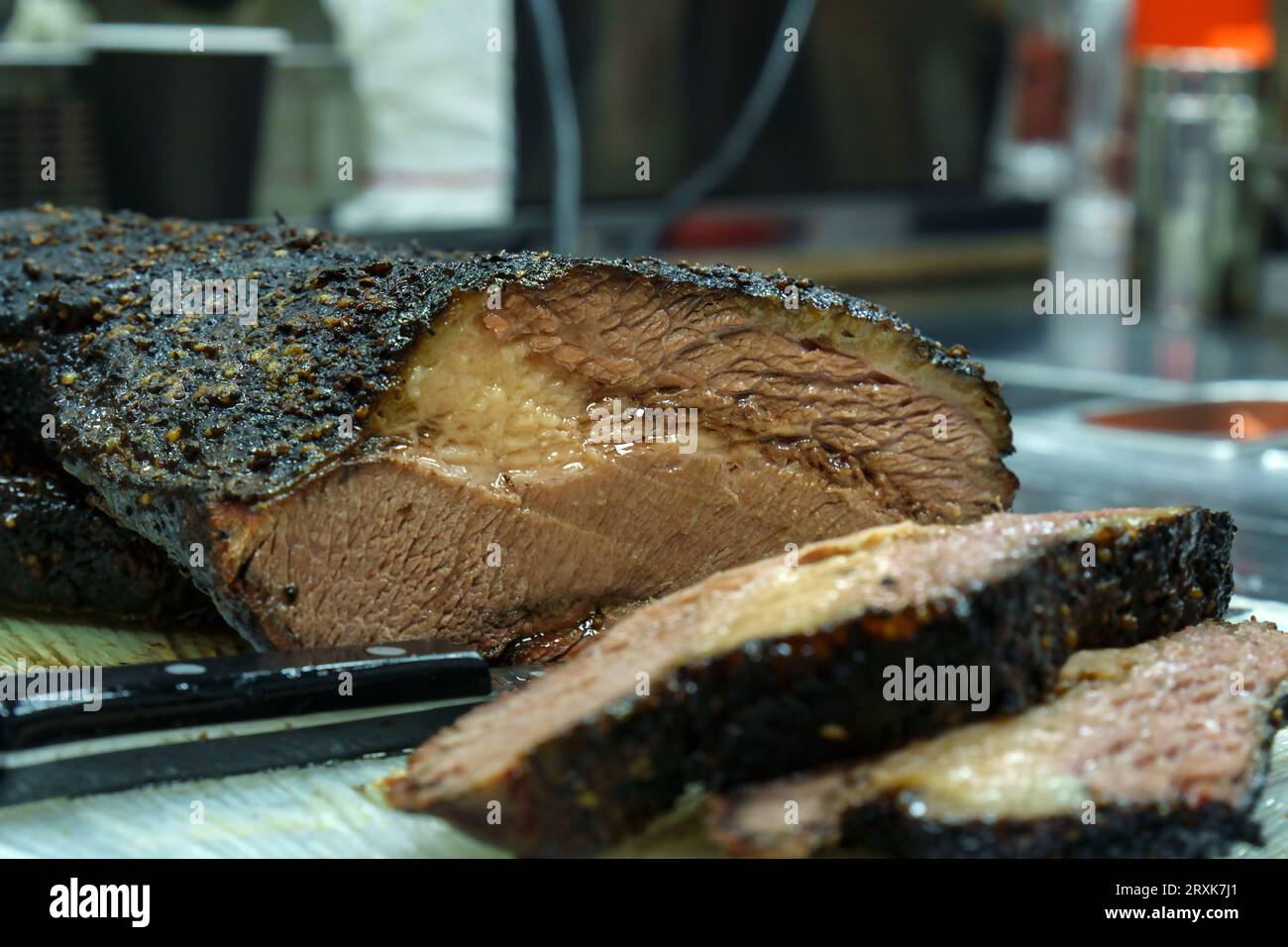 Juicy medium rare skirt steak, grill and barbecue, meat restaurant menu ...