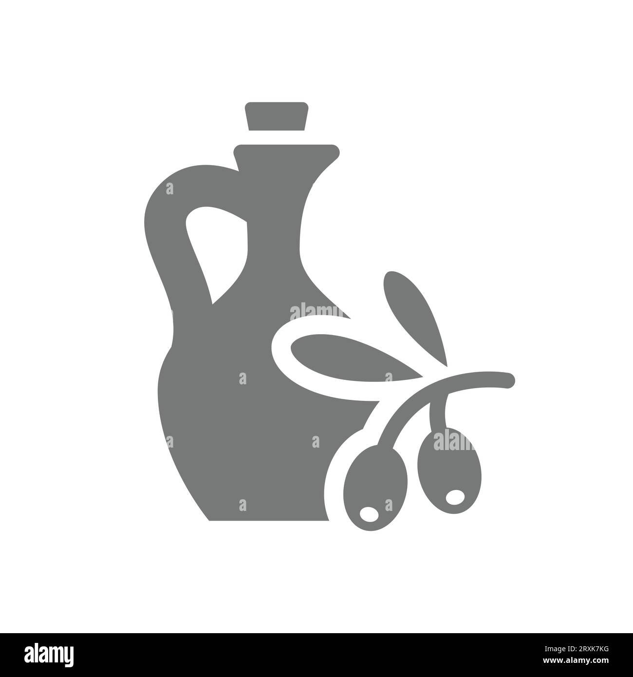 Olive oil icons black Stock Vector Images - Alamy