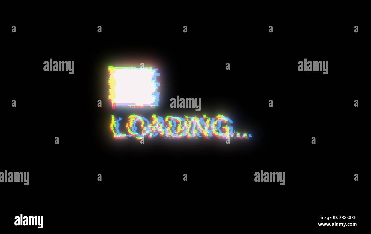 Glitch loading hi-res stock photography and images - Alamy