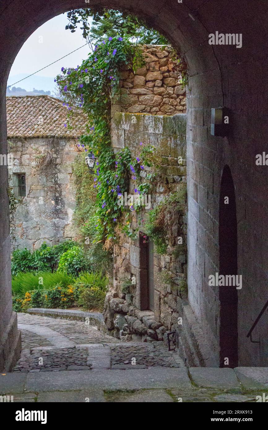 Medieval street arch in provance. Ancient european architecture ...