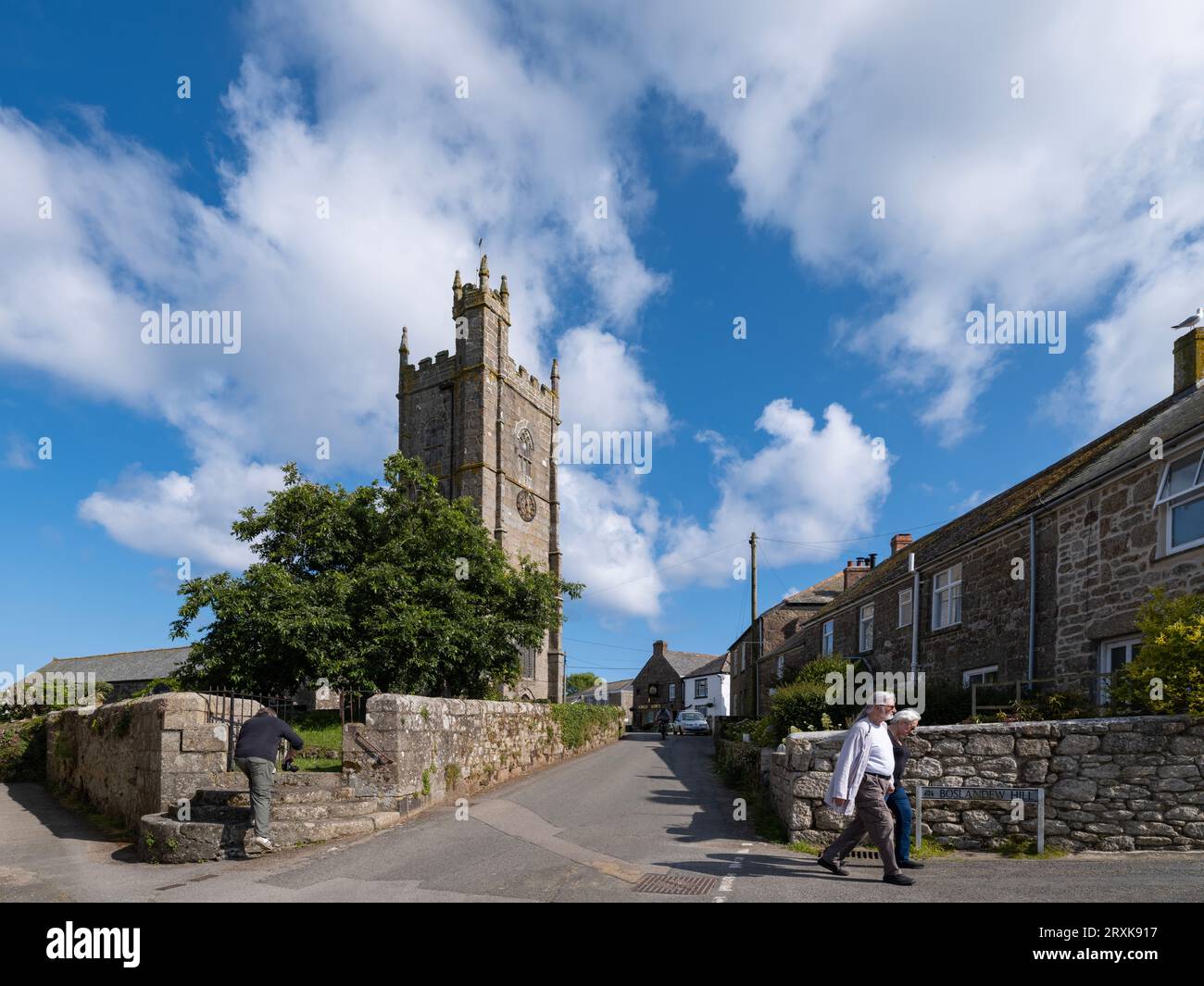 PAUL PARISH CHURCH PENWITH CORNWALL ST POL DE LEON’S CHURCH Stock Photo ...
