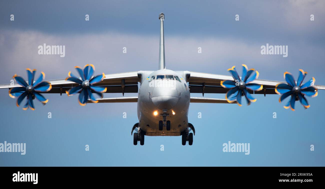 Flight of the Behemoth: A Giant Transport Plane Rules the Heavens Stock ...