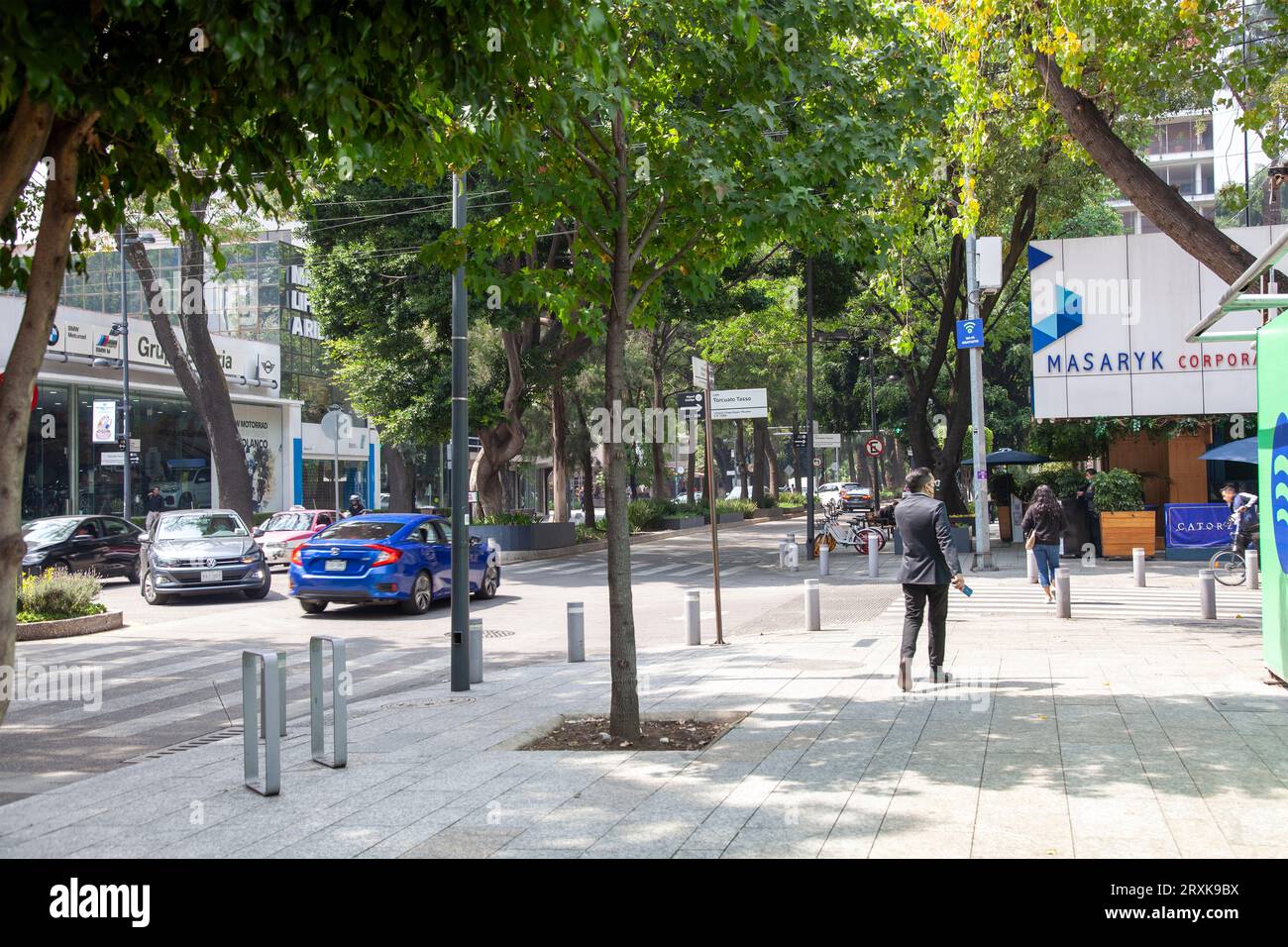 Street Intersection of Avenida Presidente Masaryk and Calle Torcuato ...