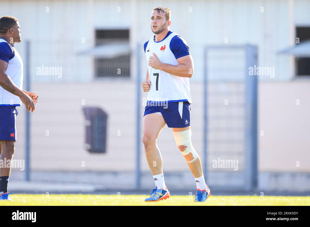 Anthony Jelonch of France during the Rugby World Cup training of team ...