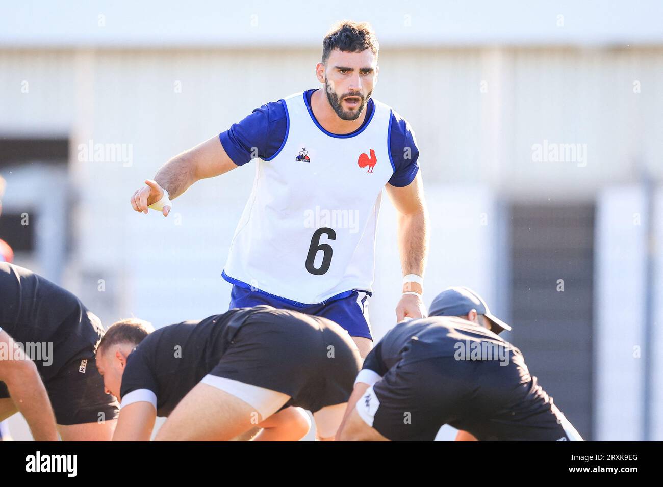 Charles Ollivon of France during the Rugby World Cup training of team ...