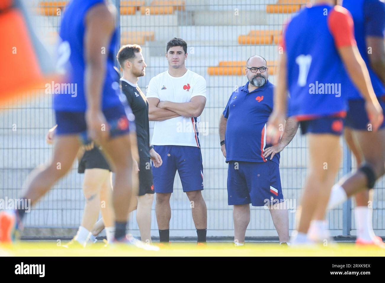 Paul Boudehent of France during the Rugby World Cup training of team ...
