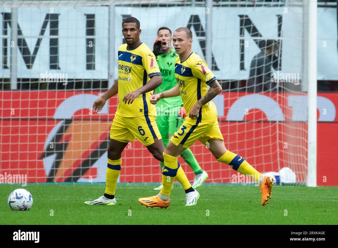 Milan, Italy. 23 September 2023. Italian Serie A football championship ...