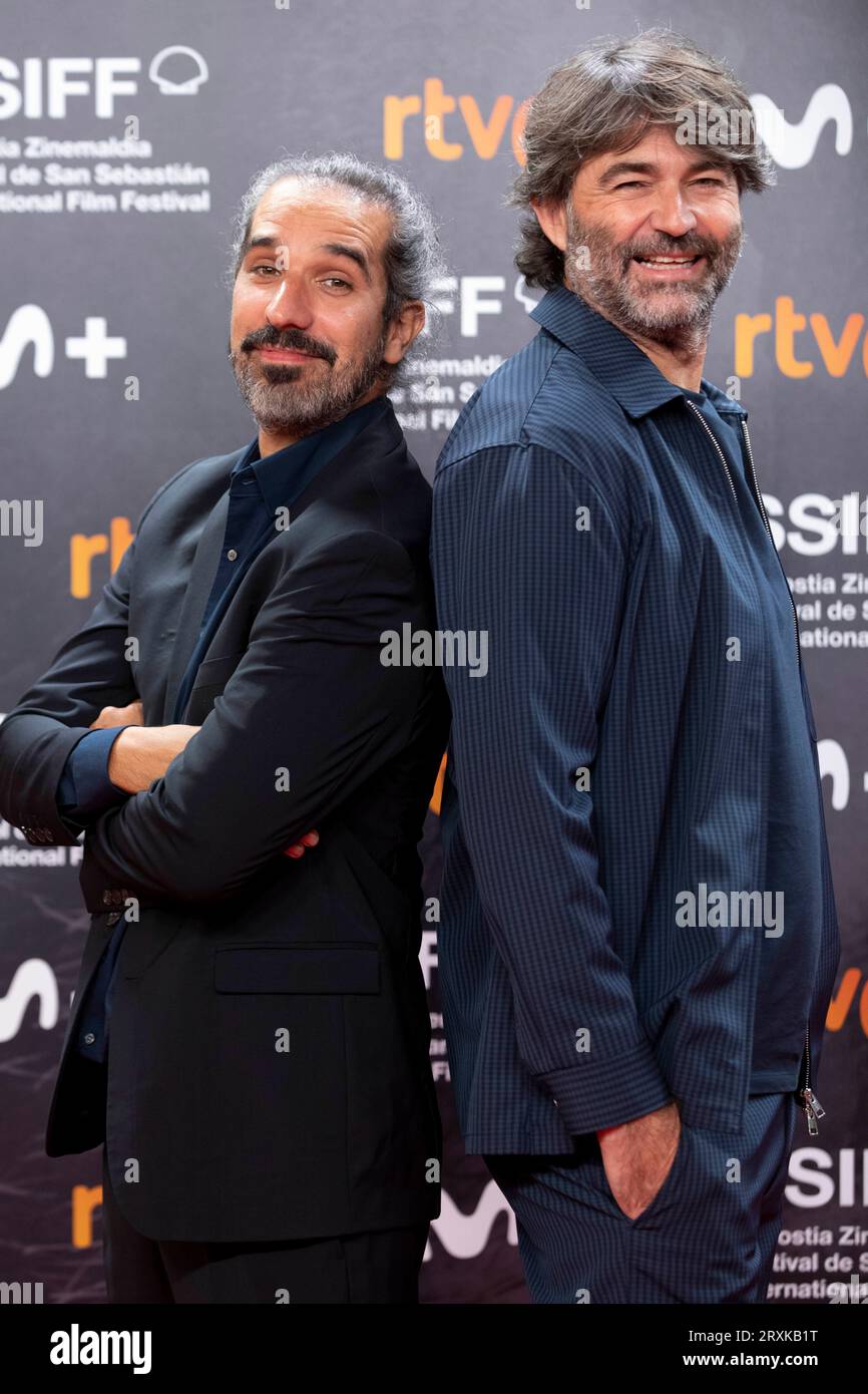 San Sebastian, Spain. 24th Sep, 2023. Javier Ruiz Caldera and Alberto ...