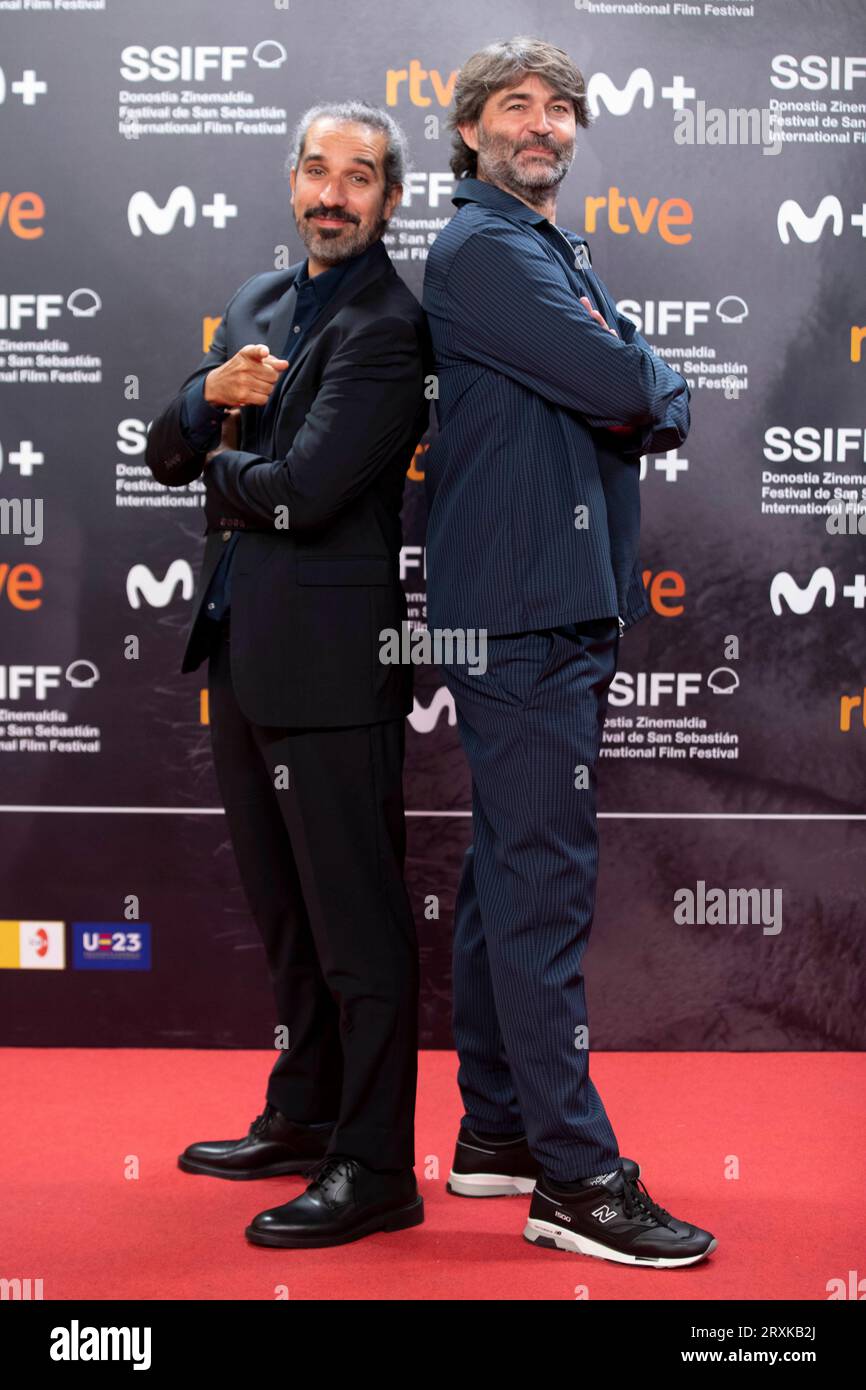 San Sebastian, Spain. 24th Sep, 2023. Javier Ruiz Caldera and Alberto ...