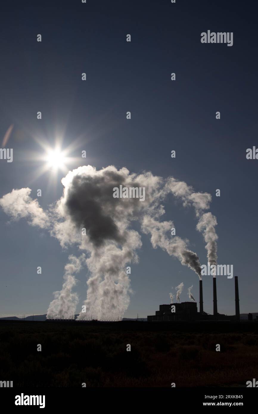 The controversial coal fired Craig Station power plant in Craig ...