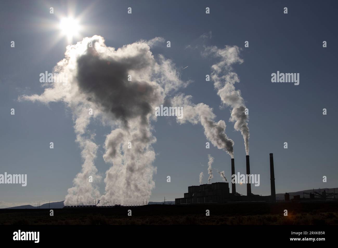 The controversial coal fired Craig Station power plant in Craig ...