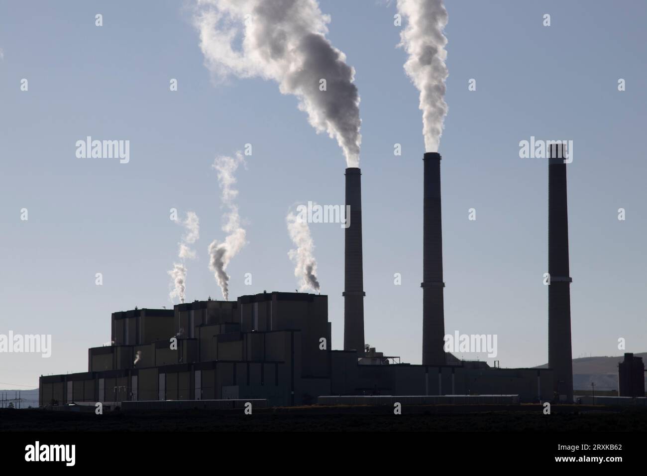 The controversial coal fired Craig Station power plant in Craig ...
