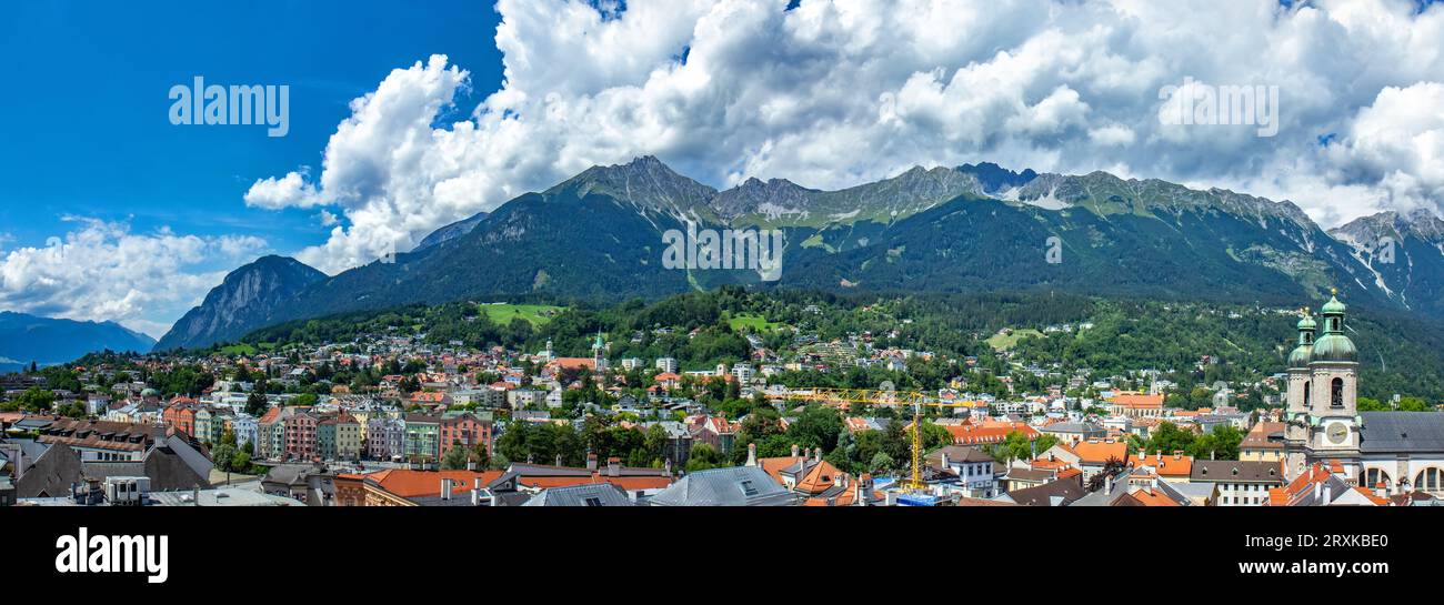 Aerial view winter austria village hi-res stock photography and images ...