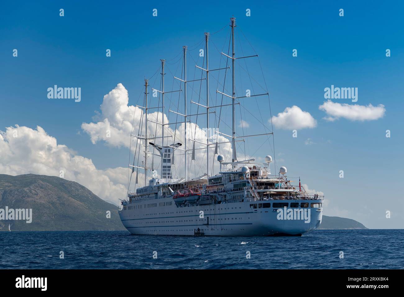 Wind Surf Cruise Ship in Dubrovnik, Croatia Stock Photo - Alamy