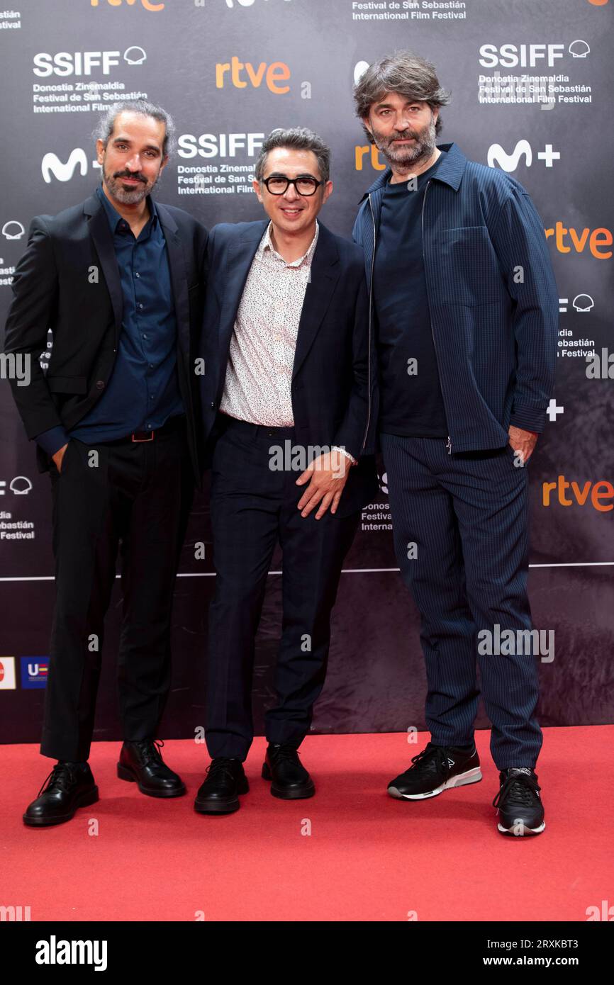 San Sebastian, Spain. 24th Sep, 2023. Javier Ruiz Caldera, Berto Romero ...