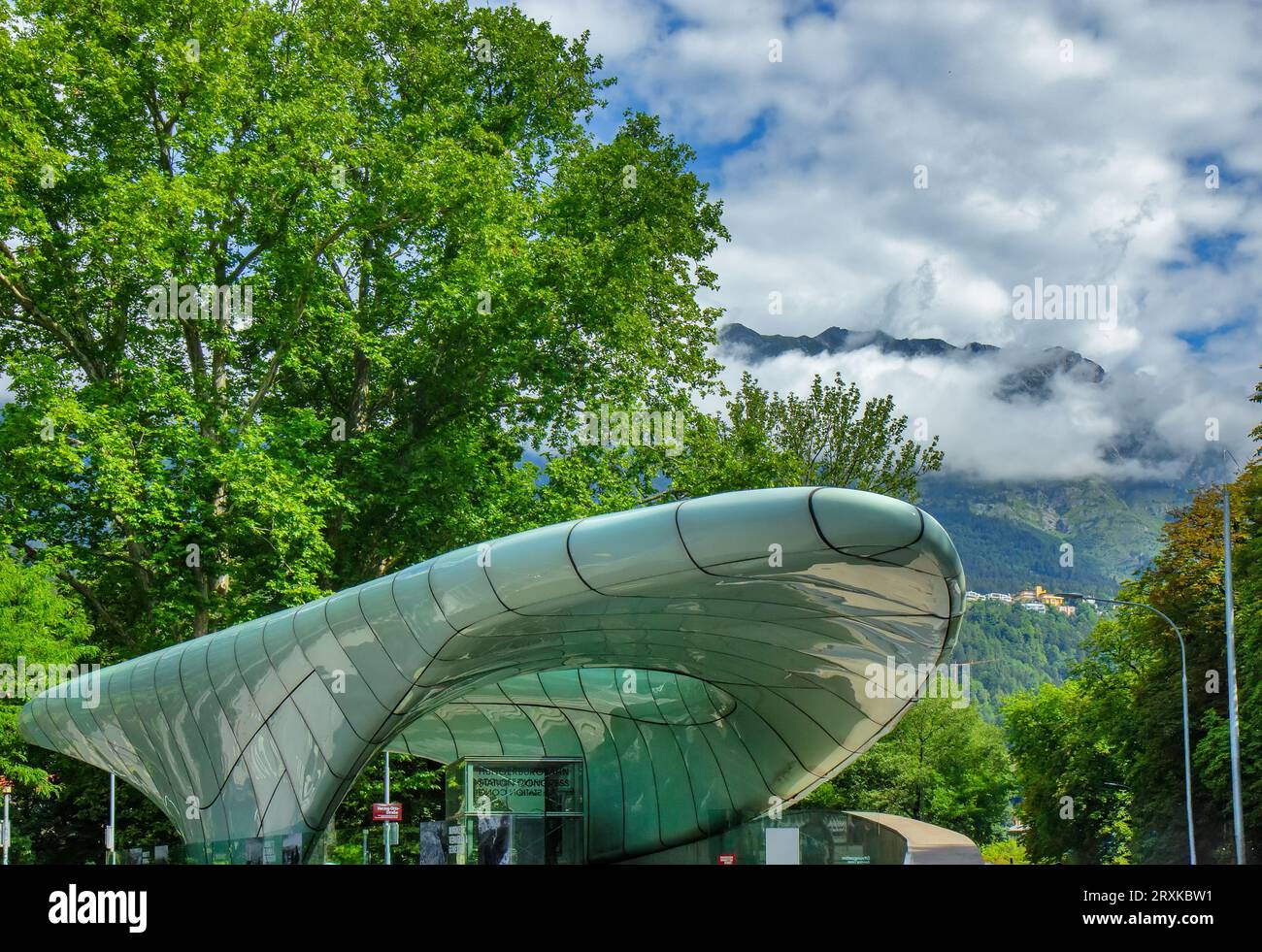 The Hungerburgbahn is a hybrid funicular railway in Innsbruck, Austria ...