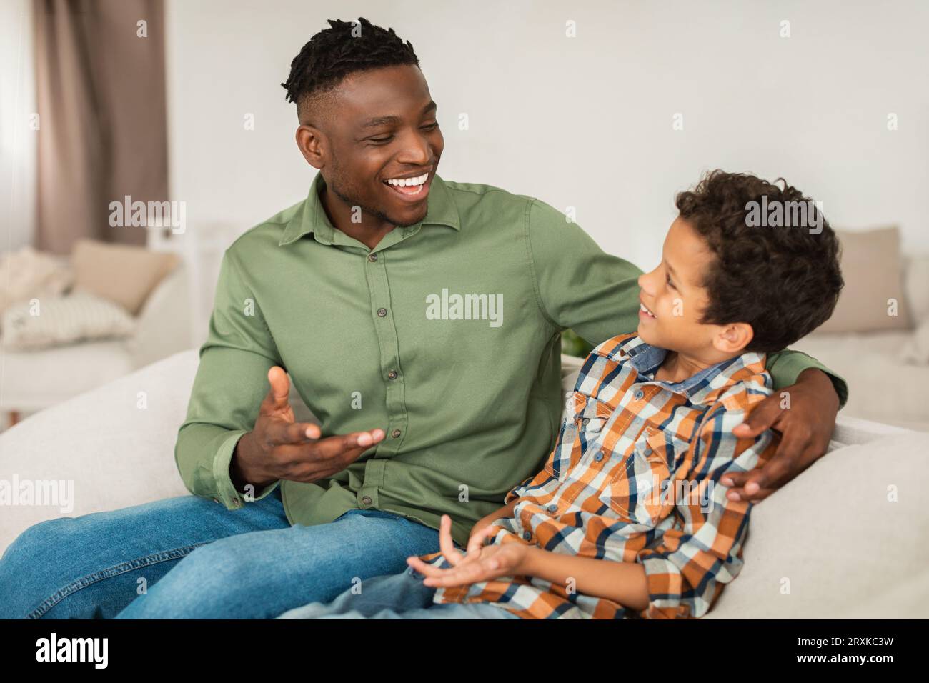 Black stepdad hi-res stock photography and images - Alamy