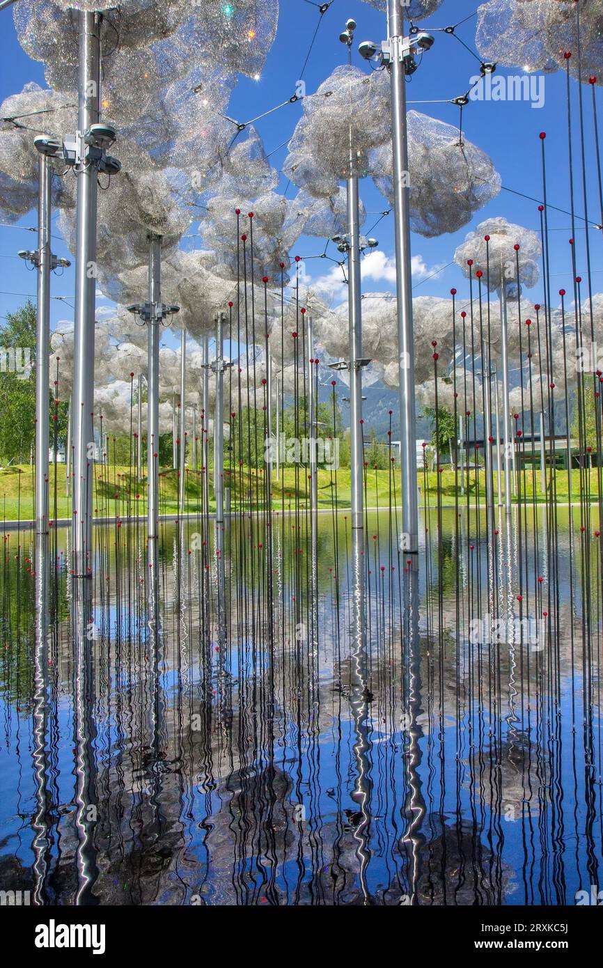 View of the crystal park in Innsbruck, Austria Stock Photo - Alamy