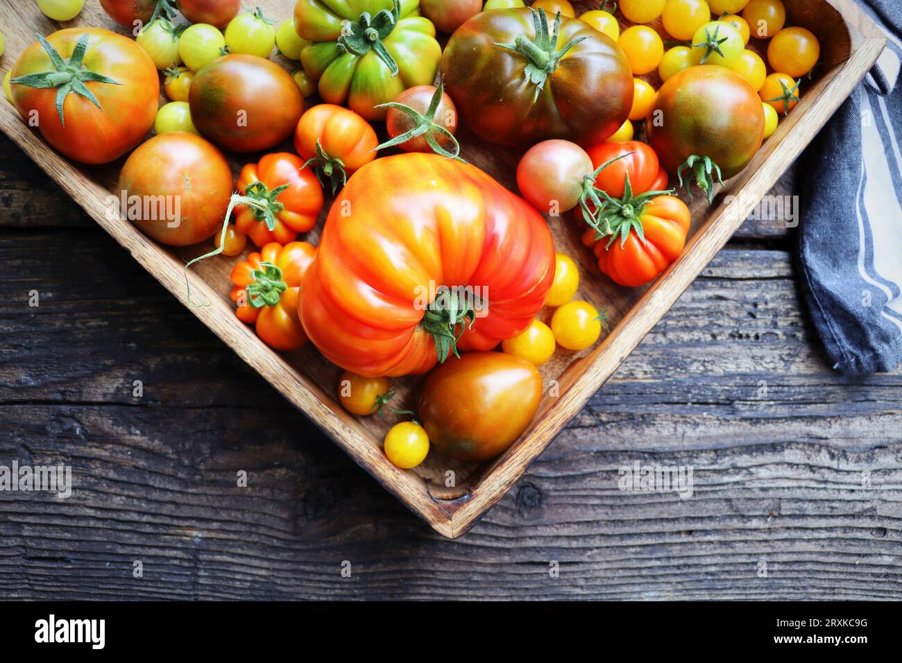 Various sorts tomatoes hi-res stock photography and images - Alamy