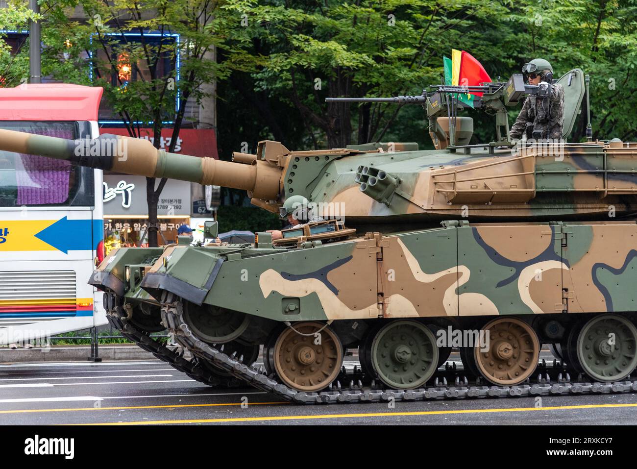 Arms Forces Day military parade of Korean Army in Seoul capital of ...
