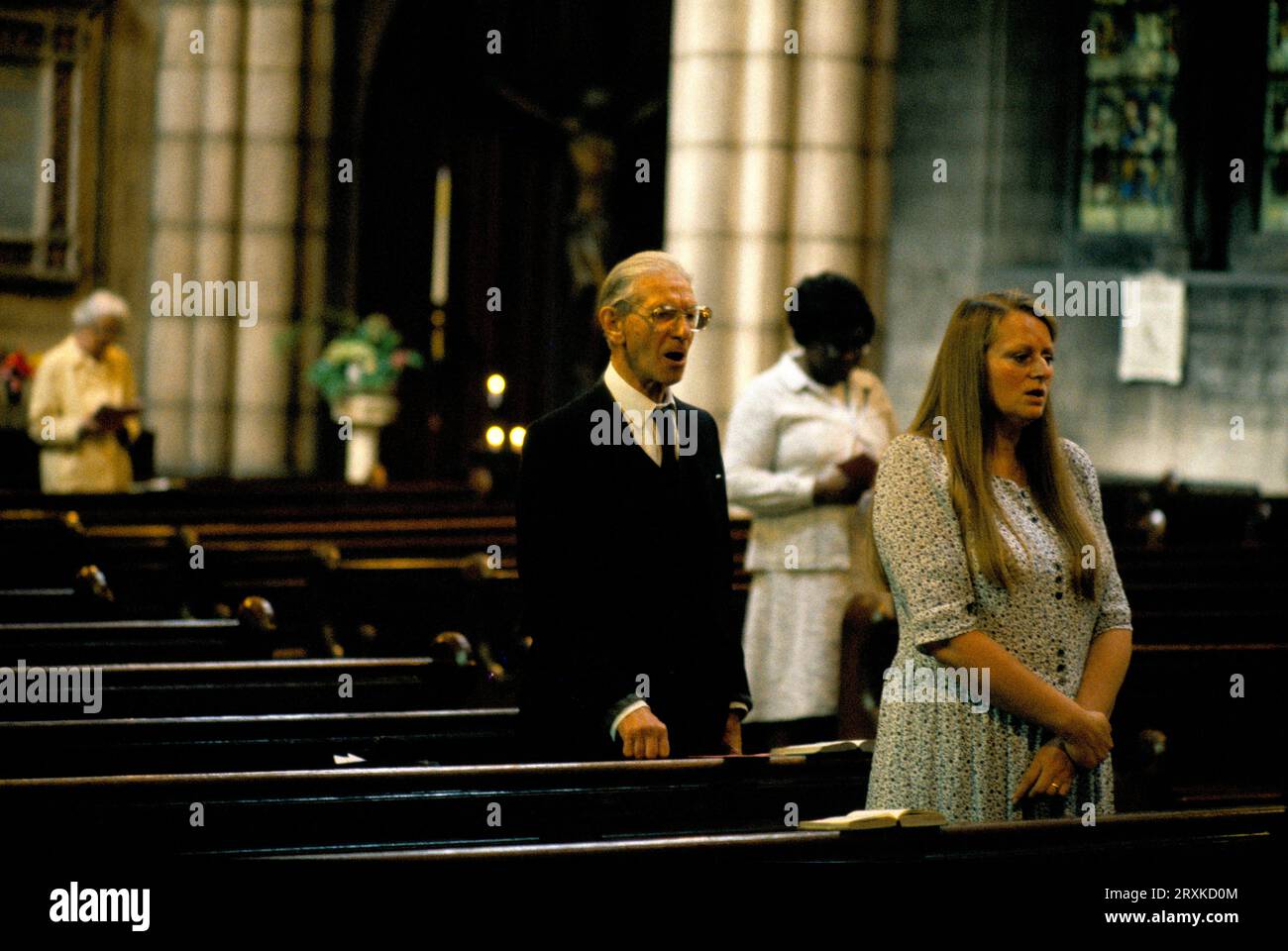 Empty church service, few people. The Anglo-Catholic High Church of ...