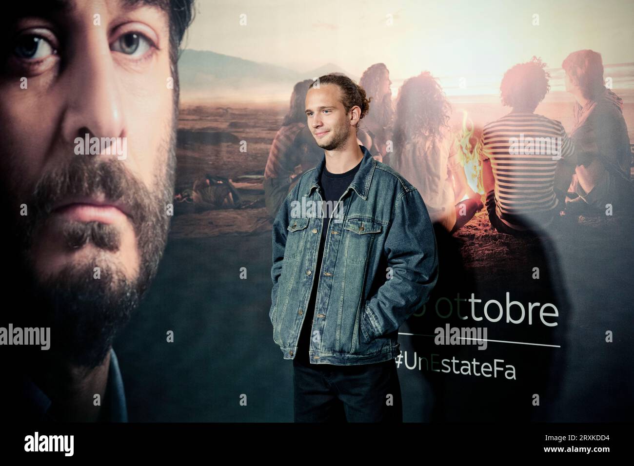 ROME, ITALY - 2023/09/25: Tobia De Angelis attends the photocall of Sky ...