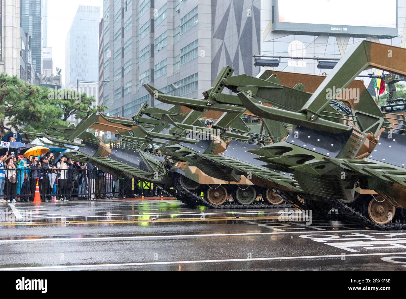 Arms Forces Day military parade of Korean Army in Seoul capital of ...